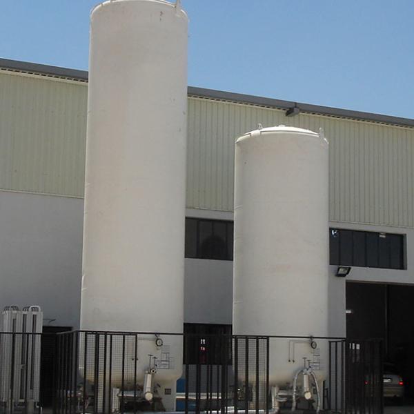 Quality Vertical Liquid Nitrogen Cryogenic Storage Tank 20C 16 Bar for sale