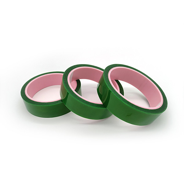 Quality E1-TH862G Masking Green Polyester Tape High Temperature Anti Static 2.4mil for sale