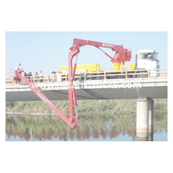 Quality 6x4 16M Dongfeng Bucket Bridge Access Equipment / Bridge Inspection Equipment DFL1250A9 for sale