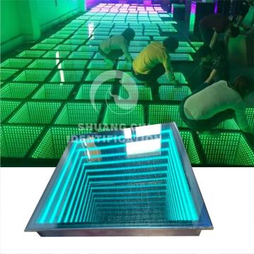 Quality Full Color LED Dance Floor Interactive Floor Tiles Brick Lights for sale