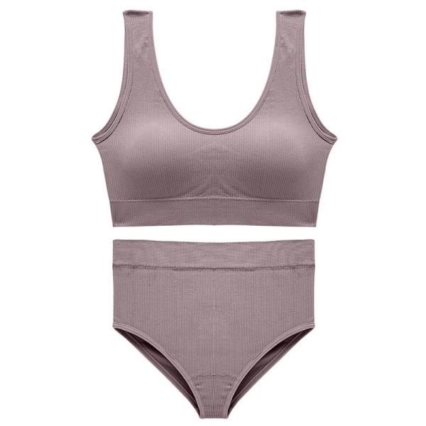 Quality Seamless Plus Size Bra Sets Breathable Full Brief Underwear Sets for sale