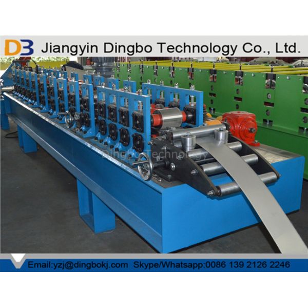 Quality Blue Purlin Roll Forming Machine , U Channel Roll Forming Machine CE SGS ISO for sale