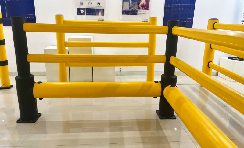 Building Post Safety Barrier Polygon Anti-Collision Guardrails Warehouse Safety Barrier
