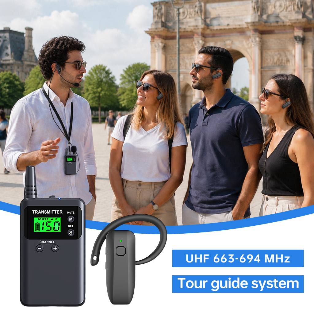 Quality Long-Lasting One-way tour guide system for sale