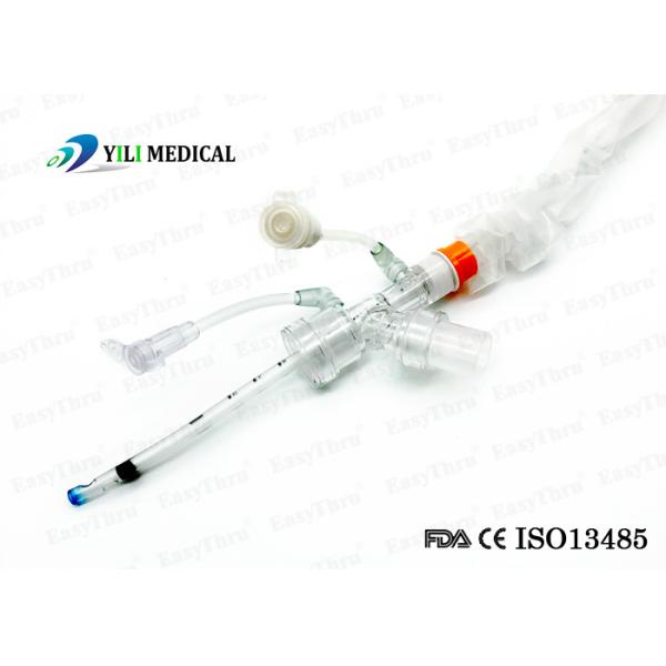 Quality Nontoxic PVC Closed Suction Tube , Multipurpose Inline Trach Suction for sale