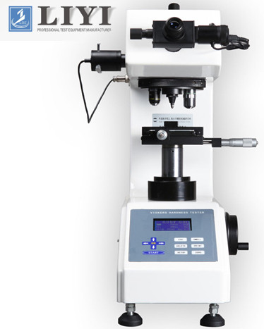Quality 120mm Throat Depth Hardness Testing Machine , Digital / Micro Turret Vickers for sale