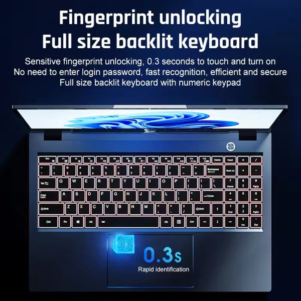 Quality 15.6inch Intel Core i7 1355U Laptop Computer with 1920*1080 Resolution and Win for sale