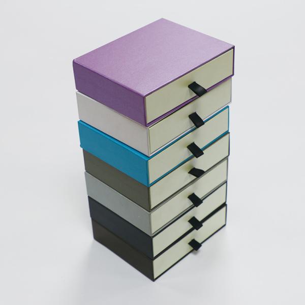 Quality Glossy Lamination 3mm Kraft Paper Cardboard Drawer Boxes for sale