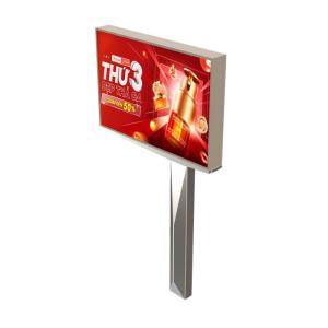 Quality Easy installation steel digital display led screen outdoor P 6 advertising sign for sale