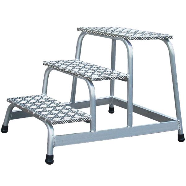 Quality 2 Or 3 Tread Aluminum Step Stands Material Handling Equipment Fabrication for sale