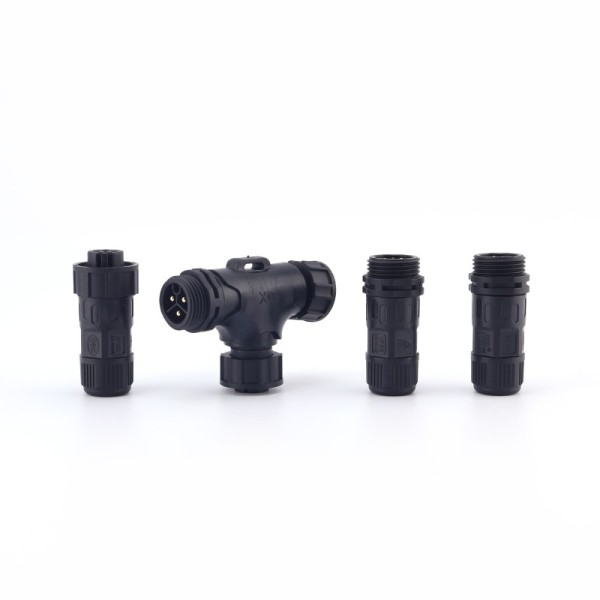 Quality China Factory Screw Type Assemble Connector IP68 M20 Tee Outdoor LED Waterproof Plug for sale