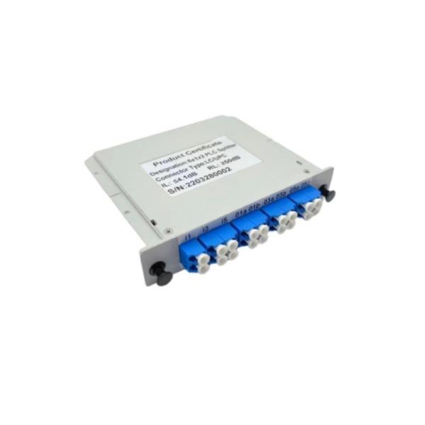 Quality LGX PLC Splitter 1x2/1x4/1x8 LC UPC SM 0.9mm PLC Fiber Optic Splitter with PP for sale