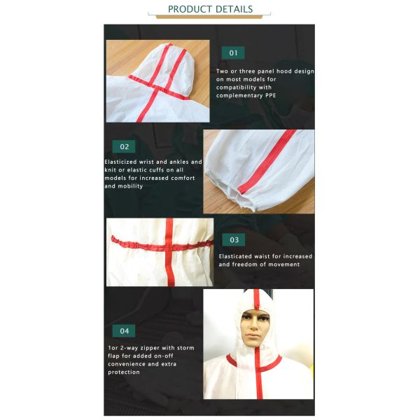 Quality CE Asbestos Removal Disposable Work Wear for sale