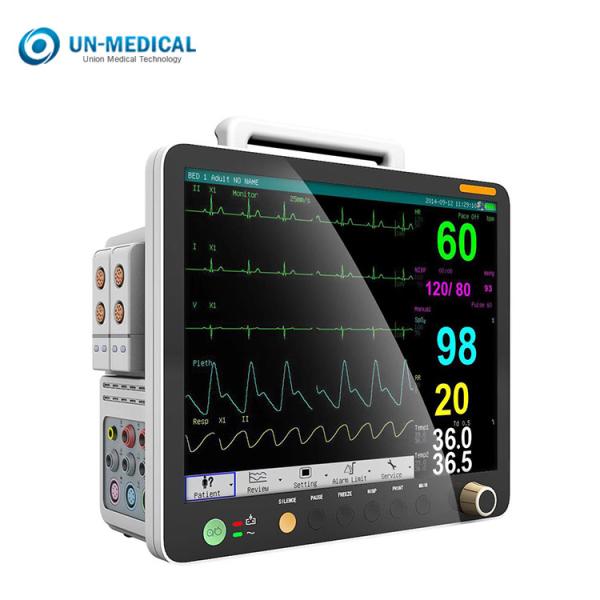 Quality Modular 15'' Vital Signs Patient Monitor With ETCO2 17 Languages for sale