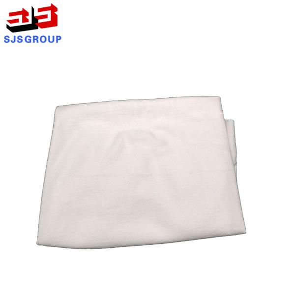 Quality Plain White 2kg/Bag 80cm Industrial Wiping Rags for sale