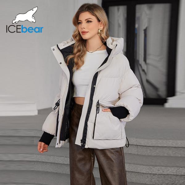 Quality Short Length Thickened Down / Cotton Jacket Trendy Loose Style With Down Filling for sale