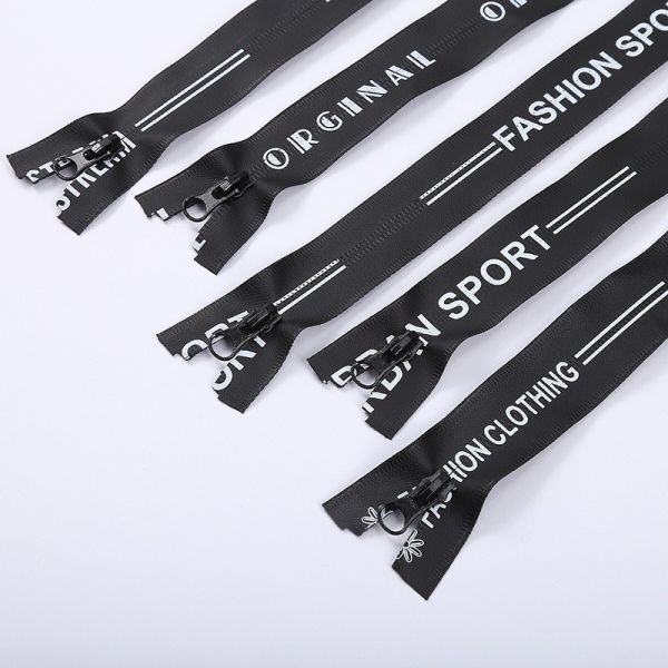 Quality Auto-Lock Nylon Zipper With Printed Sport  For Clothing Shoes Bags Waterproof for sale