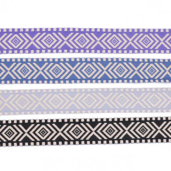 Quality Home Textile 4cm Polyester Jacquard Ribbon Trim for sale