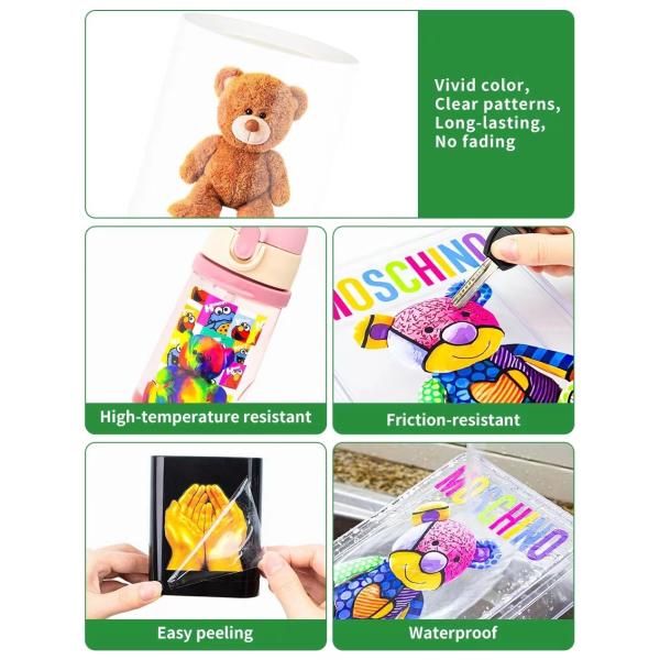 Quality Glossy Matte UV Printing Material All In One UV Dtf Transfer Films For UV Dtf for sale