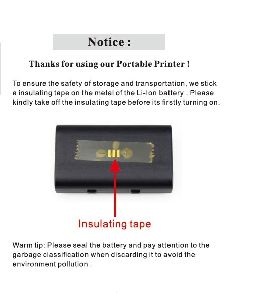 Quality Rechargeable Lithium Battery Powered ZJ-5810 58mm Thermal Receipt Printer for for sale