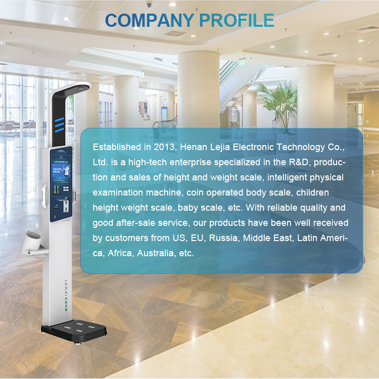 Quality Professional Health Checkup Station with Ultrasonic Height and Weight Measuremen for sale