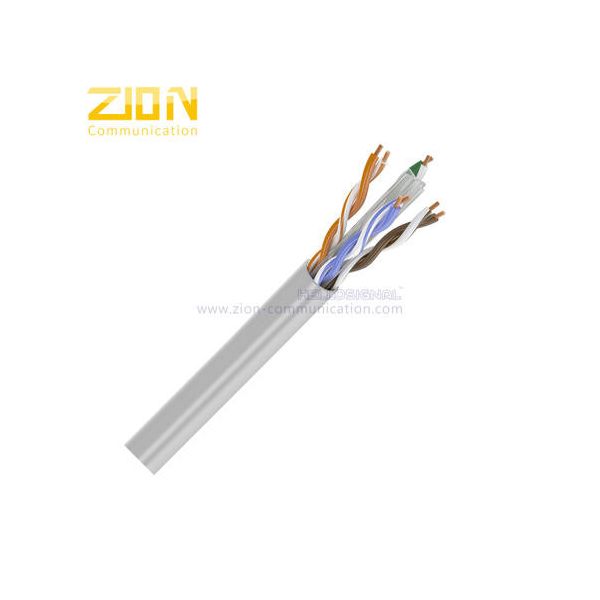 Quality U/UTP CAT6 Network Cable with LSZH Jacket 0.57mm Copper Conductor and CPR Certified for High-Speed Data Transmission for sale