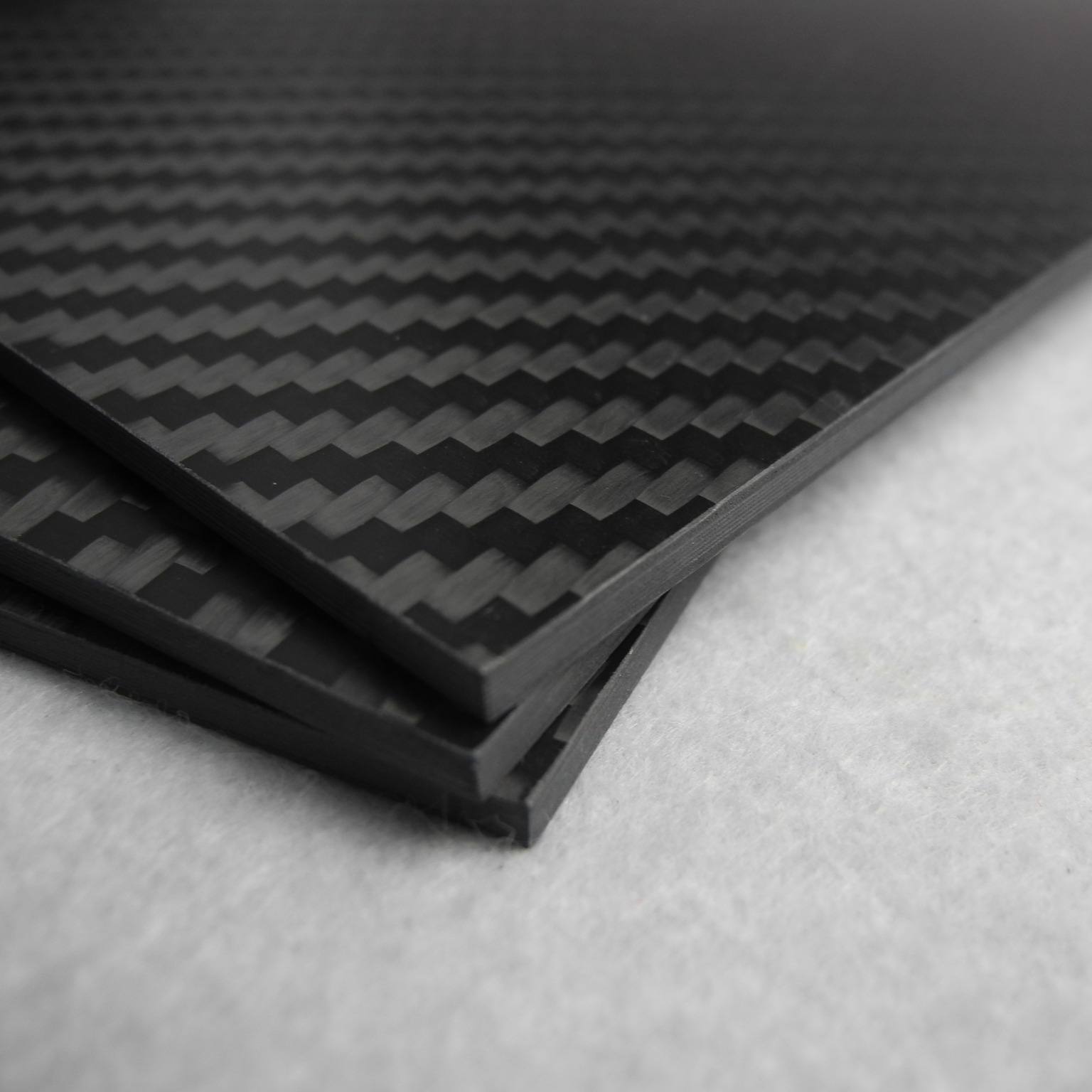 Professional black carbon fiber plate good heat resistance custom