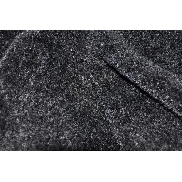 Quality Black Warp Knitted Curling Look 150cm Width for Garment for sale