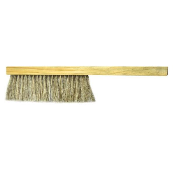 Quality Long Handle Horsehair Bee Brush Two Double Rows in Yellow Color for Beekeeping for sale