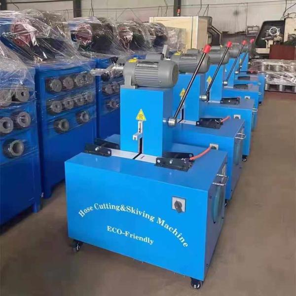 Quality Electric 2 Inch 6-51mm 1/4 To 2 Inch Hose Cutting And Skiving Machine  With Blade Rubber Hose Cutting Machine for sale