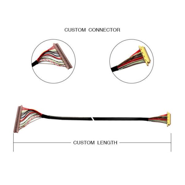 Quality 0.4mm 1.25mm Pitch LVDS Cable Assembly for sale