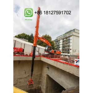 Quality 36T Excavator Telescopic Arm Digging Bucket 0.8 Cbm Excavator Accessories Sliding Wheel for sale