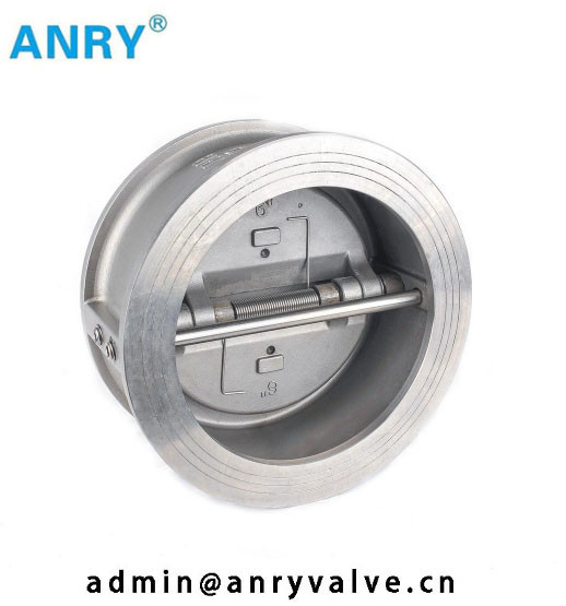 Quality API594 Stainless Steel CF8 Dual Plate Wafer Check Valve for sale