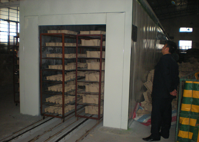 Quality Tunnel Type Paper Pulp Molding Machine Drying Production Line ， 220V - 440V for sale