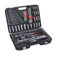 China 155 pcs socket tool set ,with combination wrenches ,extension bar ,universal joint . factory