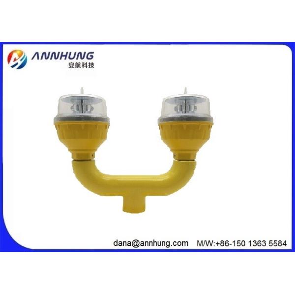 Quality L810 Double LED Aviation Obstruction Light with Polycarbonate Body and 100,000 Hours LED Life for High Towers for sale