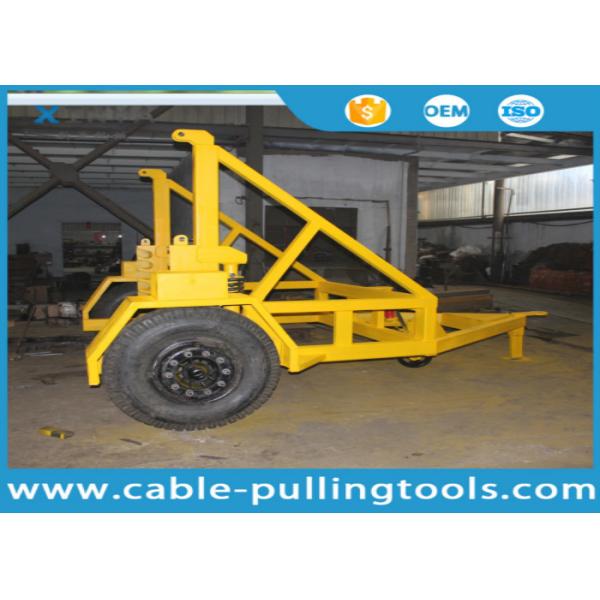 Quality 10T Cable Carriage Vehicle Cable Drum Trailer Cable Reel Trailer Underground Cable Tools for sale
