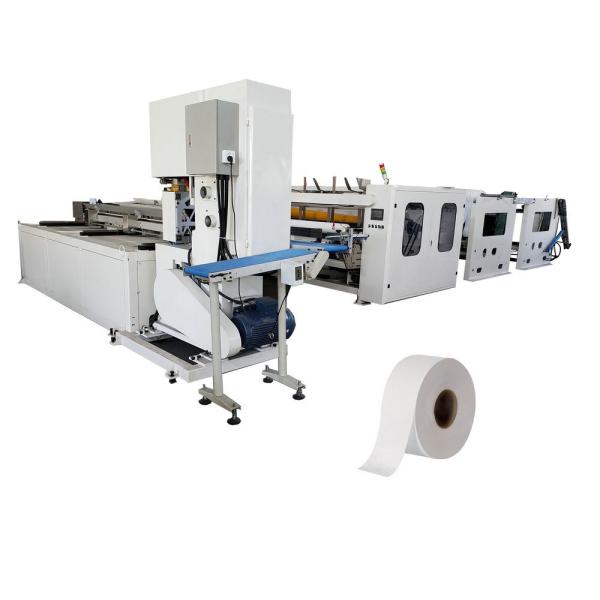 Quality Automatic maxi toilet paper roll big tussue roll production line for small business for sale