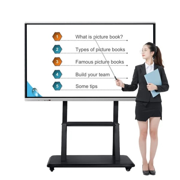 Quality 100 Inch 4K UHD Interactive Whiteboard with 20-Point Multi-Touch Smart Board for for sale