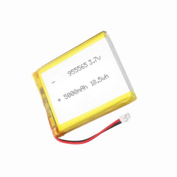 Quality 3.7 V 5000mAh Rechargeable Lithium Battery 955565 Lipo 18.5Wh for sale