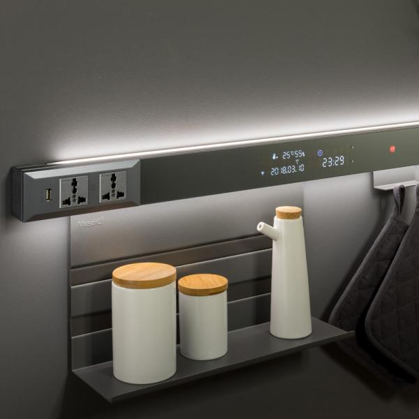 Quality Aviation Aluminum PC / ABS Smart LED Display Screen For Kitchen Lighting for sale