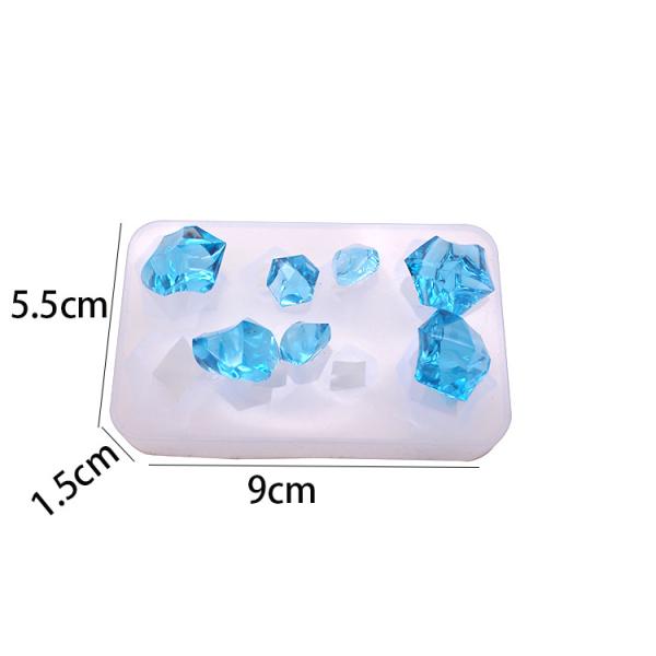 Quality Customized Silicone Resin Mold Handmade Gem Silicone Tray Molds For Resin Epoxy for sale