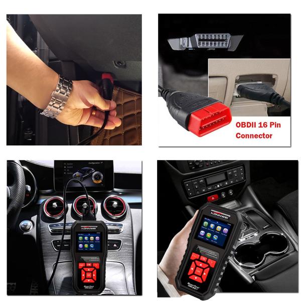 Quality Colorful Screen Auto Diagnostic Fault Code Reader Tool KW850 OBD2 Original Car for sale