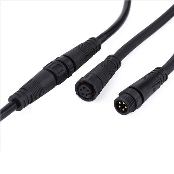 Quality Industrial Cable Nut Interface M12 Nylon Connector 1M OD6.8mm for sale
