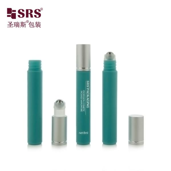 Quality 8ml Empty 304 Stainless Steel Ball PP Injection Custom Color Under Eye Roll On for sale