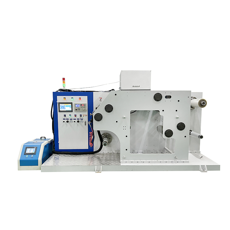 Hot melt coater side perspective