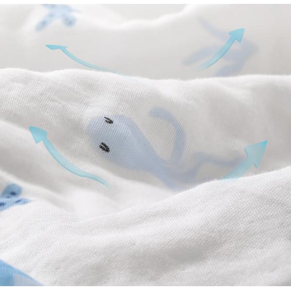 Quality 100% Bamboo Printed Gauze Fabric for sale