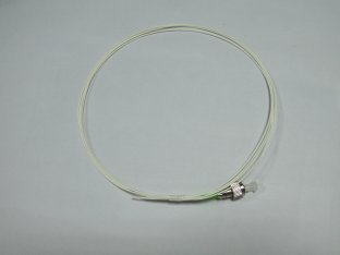 Quality white color RoHS ISO LSZH/Low Insertion Loss and High Return Loss FC APC 0.9mm Fiber Optic Pigtail for sale