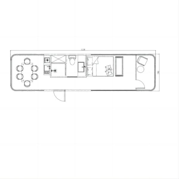 Quality Environmental Protection Advantage Luxury Durable Mobile Tiny Hotel Home for sale