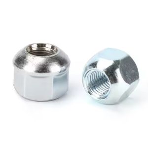 china High-Strength Carbon Steel Wheel Lug Nut, Ball Seat, Zinc Plated, for Automotive